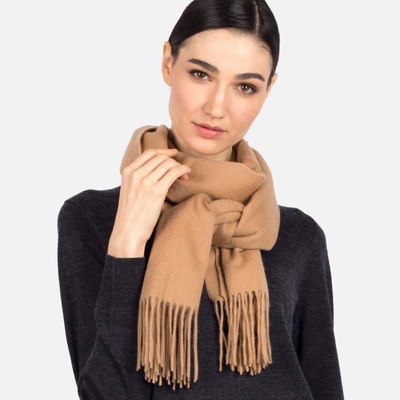 Accessories | Camel Cashmere Scarf Soft New | Poshmark